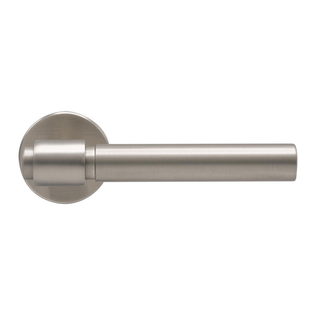 Door Handle Set Helix 200 | Plain | Steel Finish – Scandi Handles