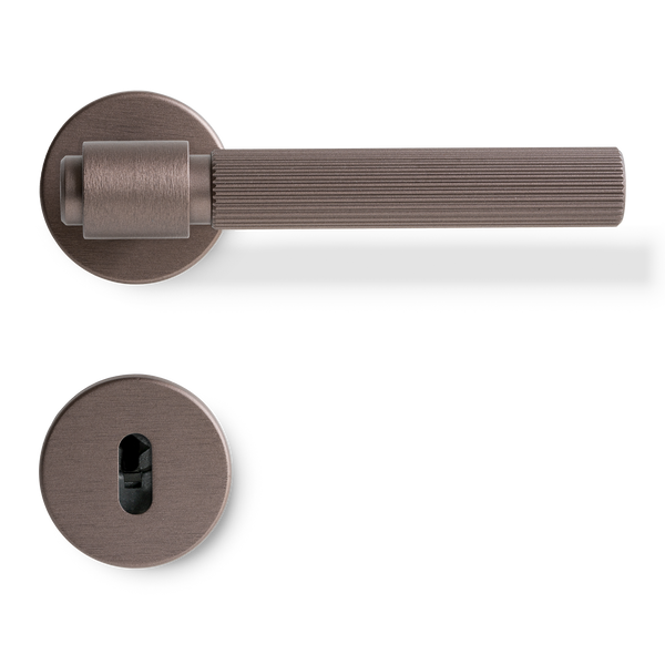 Sprung Door Handle Set | Helix 200 | Stripe